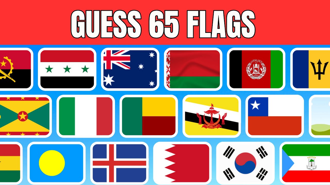 Guess 65 Flags in 4 Seconds! 🌍 Flag Quiz Challenge - YouTube
