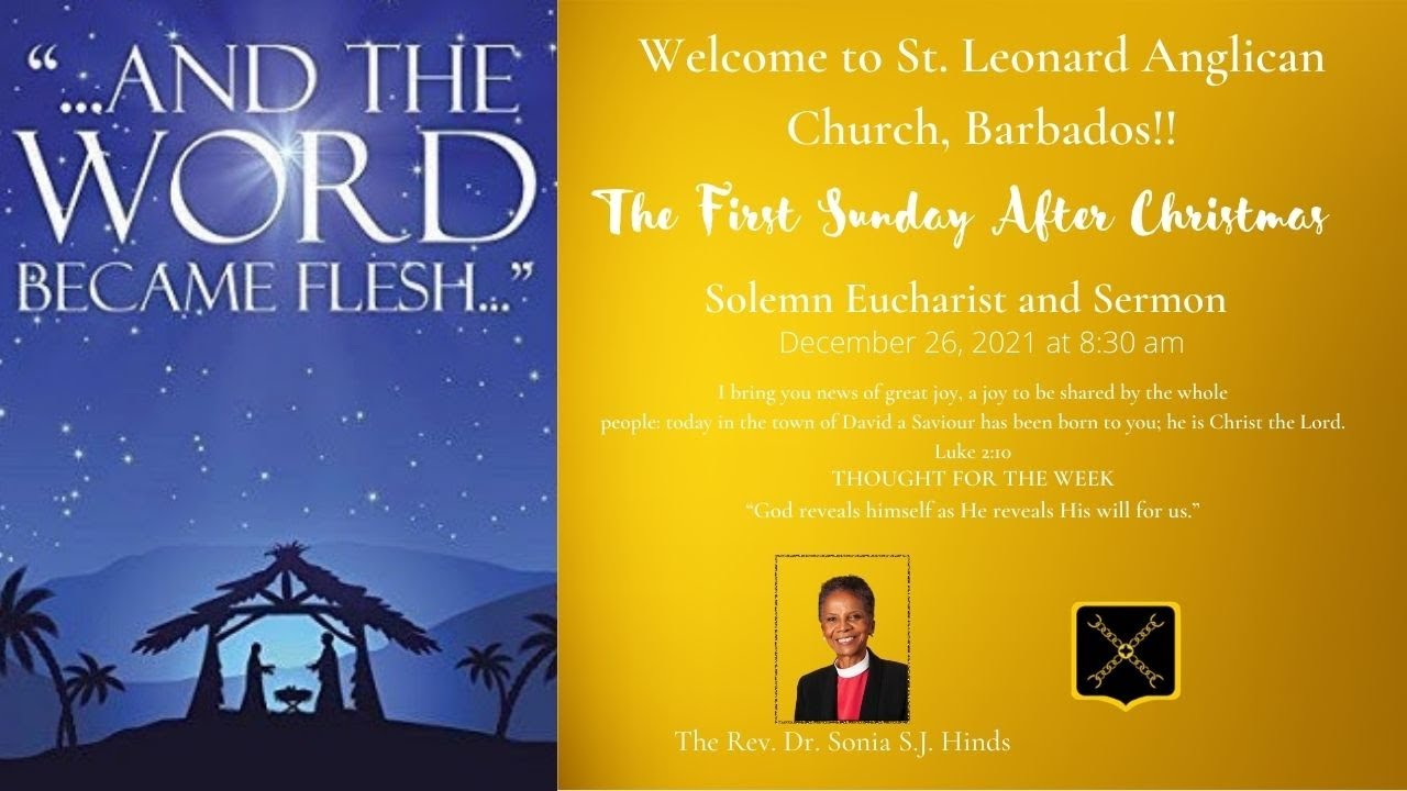 THE FIRST SUNDAY AFTER CHRISTMAS - DECEMBER 26, 2021 - YouTube