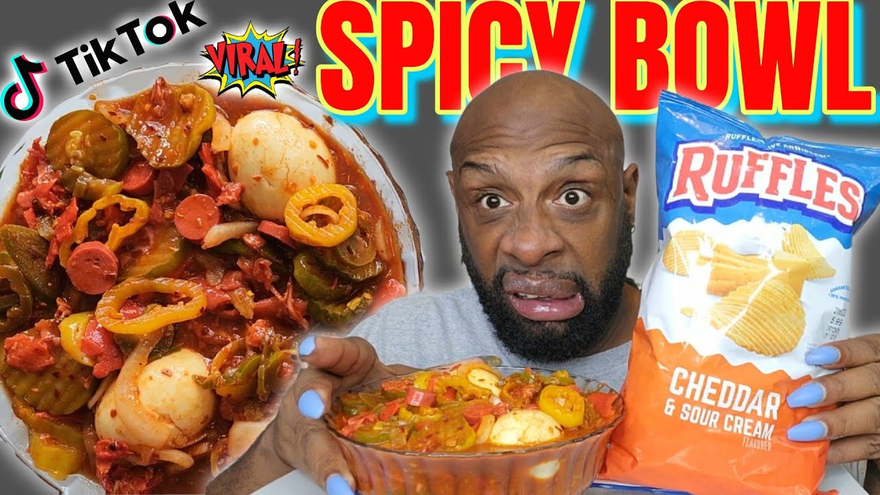 VIRAL TIKTOK SPICY BOWL | MUKBANG | EATING SHOW - YouTube
