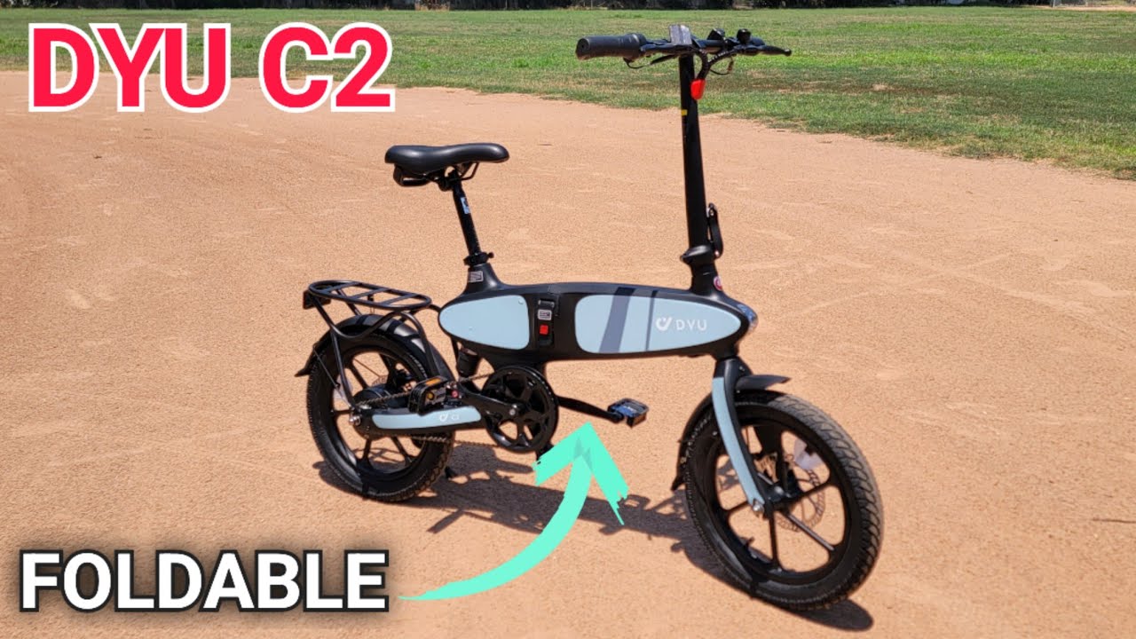 DYU C2 Folding Electric Bike Review - YouTube