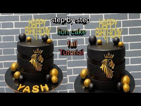 Chocolate cake Design | Lion King Cake | Pardeep Cakes - YouTube