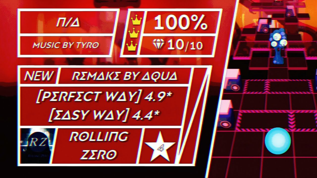 Rolling Zero | Rolling Sky Remake - N/A (BONUS-LV.4) [Remake by AQUA ...