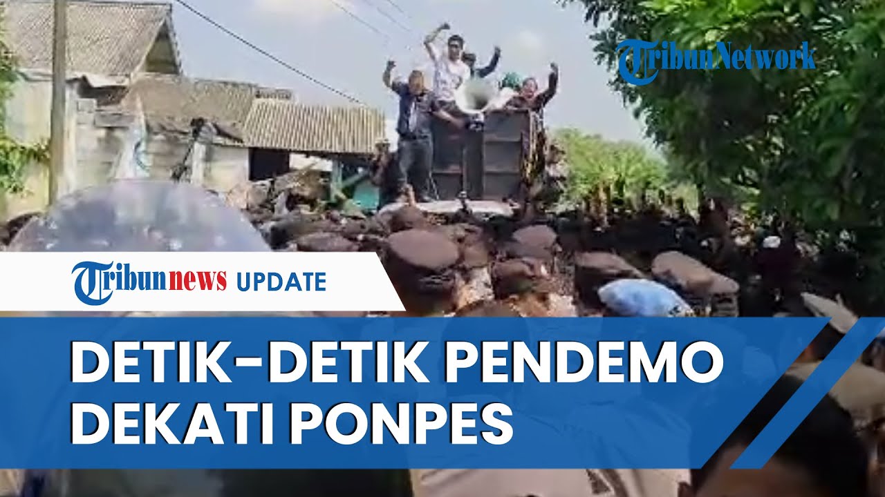 Detik Detik 10 Ribu Pendemo Masuk Dekati Ponpes Al Zaytun Setelah Sempat Ricuh Hidup Polisi