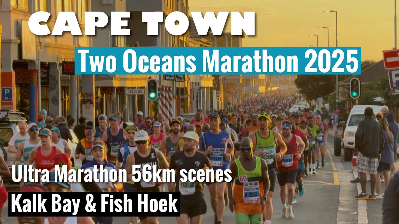 Two Oceans Marathon in Cape Town - Ultra Marathon 56km - YouTube