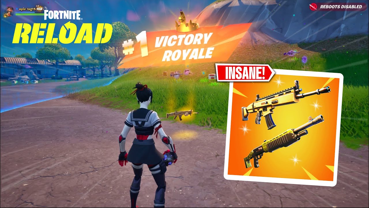 The GOLD SCAR And PUMP Are INSANE! (Fortnite Reload Gameplay) - YouTube