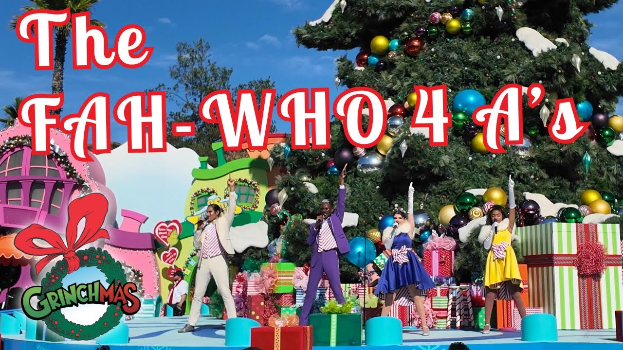 NEW! The FAH-WHO 4 As - Holiday Singing Group - Grinchmas & Holidays at ...