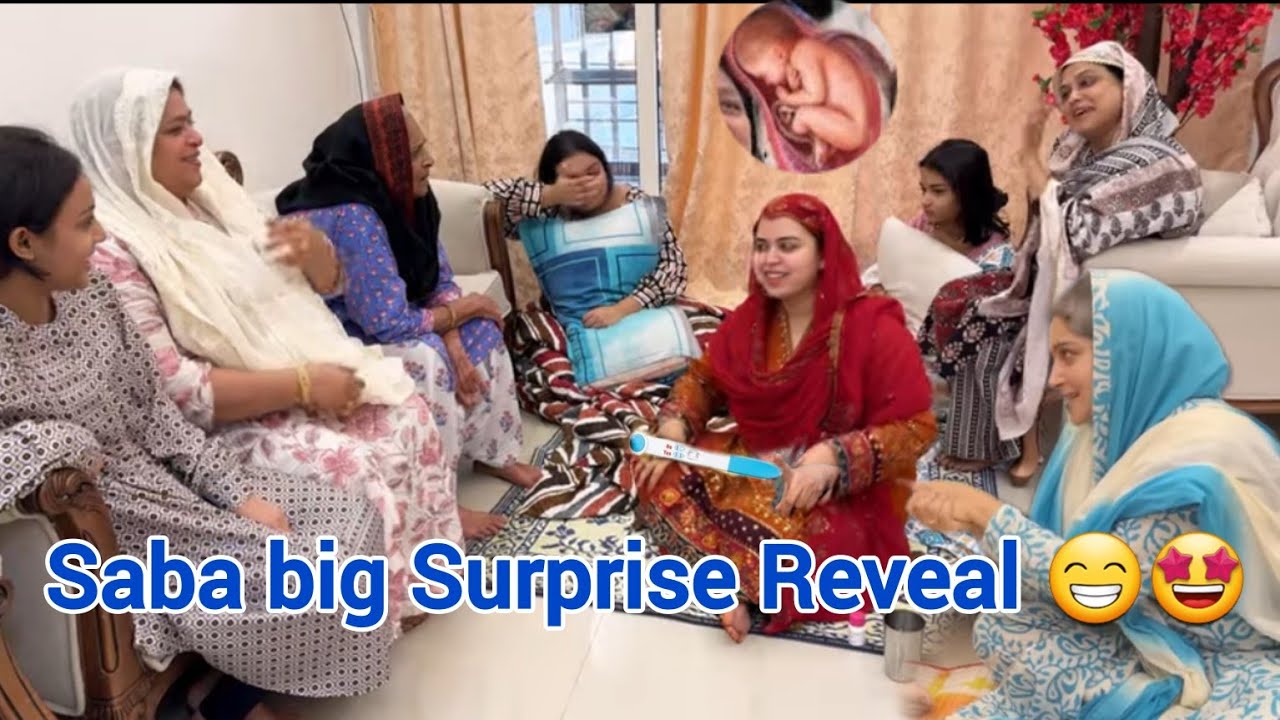 Saba ki taraf sy Big Surprise 💕Sb logo ki khushi ka thikana nhi🤩Saba ka ...