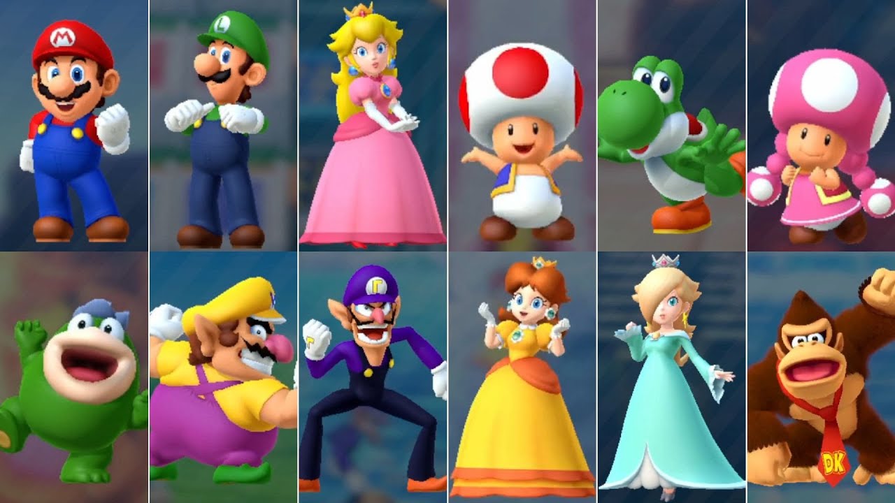 Mario Party 10 // All Playable Characters [2nd Place] - YouTube