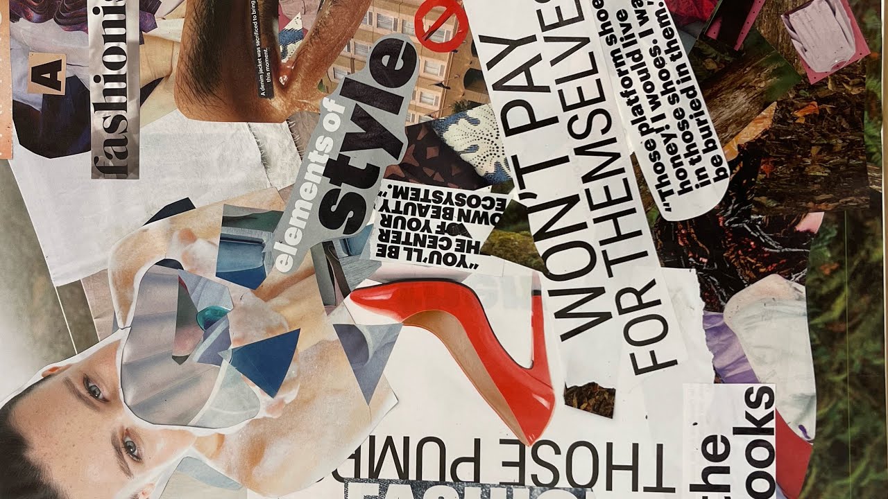 Hannah Hoch collages! Environmental social issues - YouTube