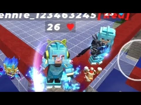 PvP with my subscriber..... in blockman go bedwars - YouTube