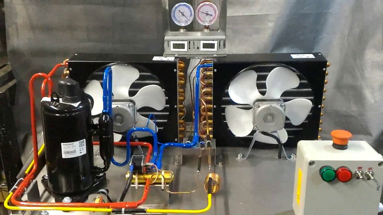 Bancada didática refrigeração - Simulador de ar condicionado para aulas ...