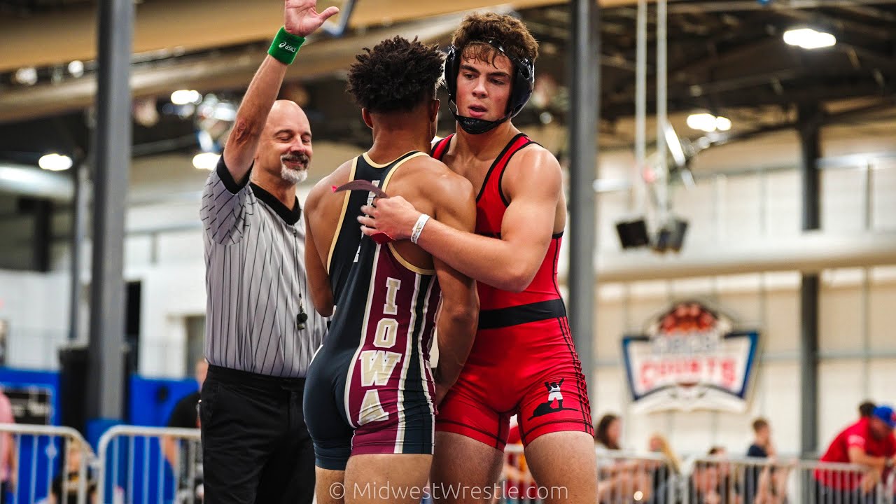 160 18U – Isaiah Fenton {G} of DC Elite IA vs. Owen Uppinghouse {R} of ...