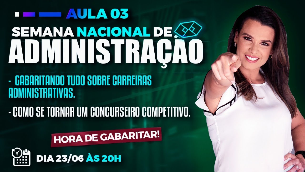 AULA 03 - COMO SE TORNAR UM CONCURSEIRO COMPETITIVO - YouTube