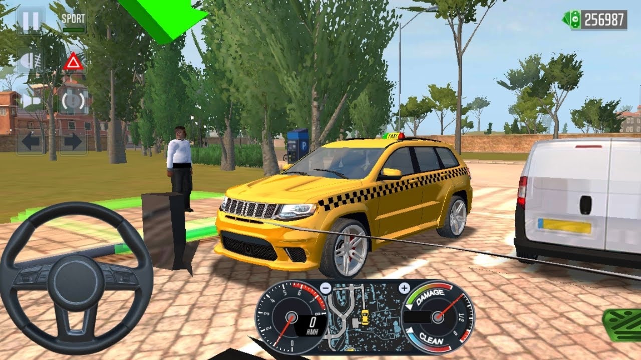 Jeep Grand Cherokee Suv l Taxi Sim 2022 Evolution Driving Rome City Wheel Drive Android Gameplay ...