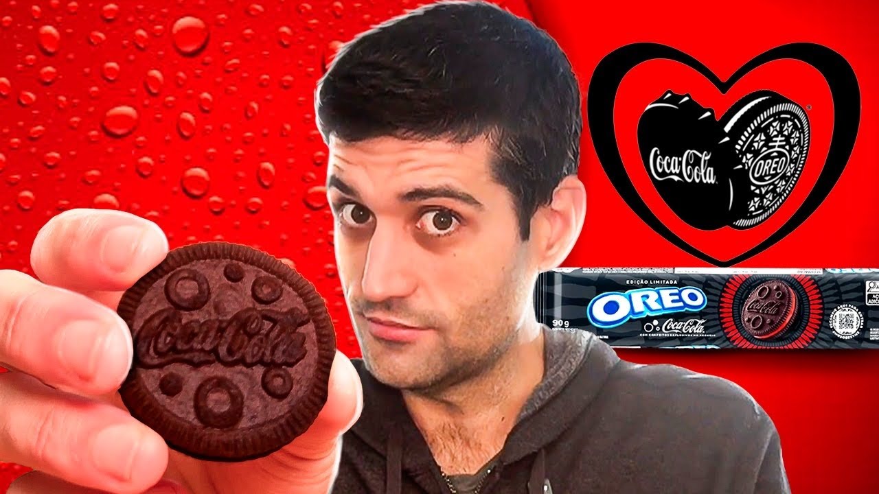 Comi o NOVO OREO sabor COCA-COLA - YouTube