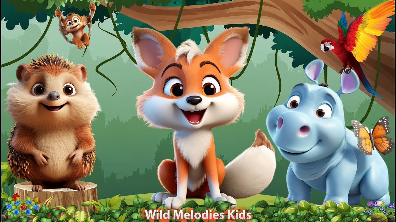 Lovely Animal Sounds: Hippo, Hedgehog, Fox, Chicken, Octopus, Boar ...