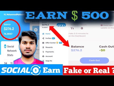 Social Earn Review | Social Earn Fake or Real | Live Proof | Earn ...