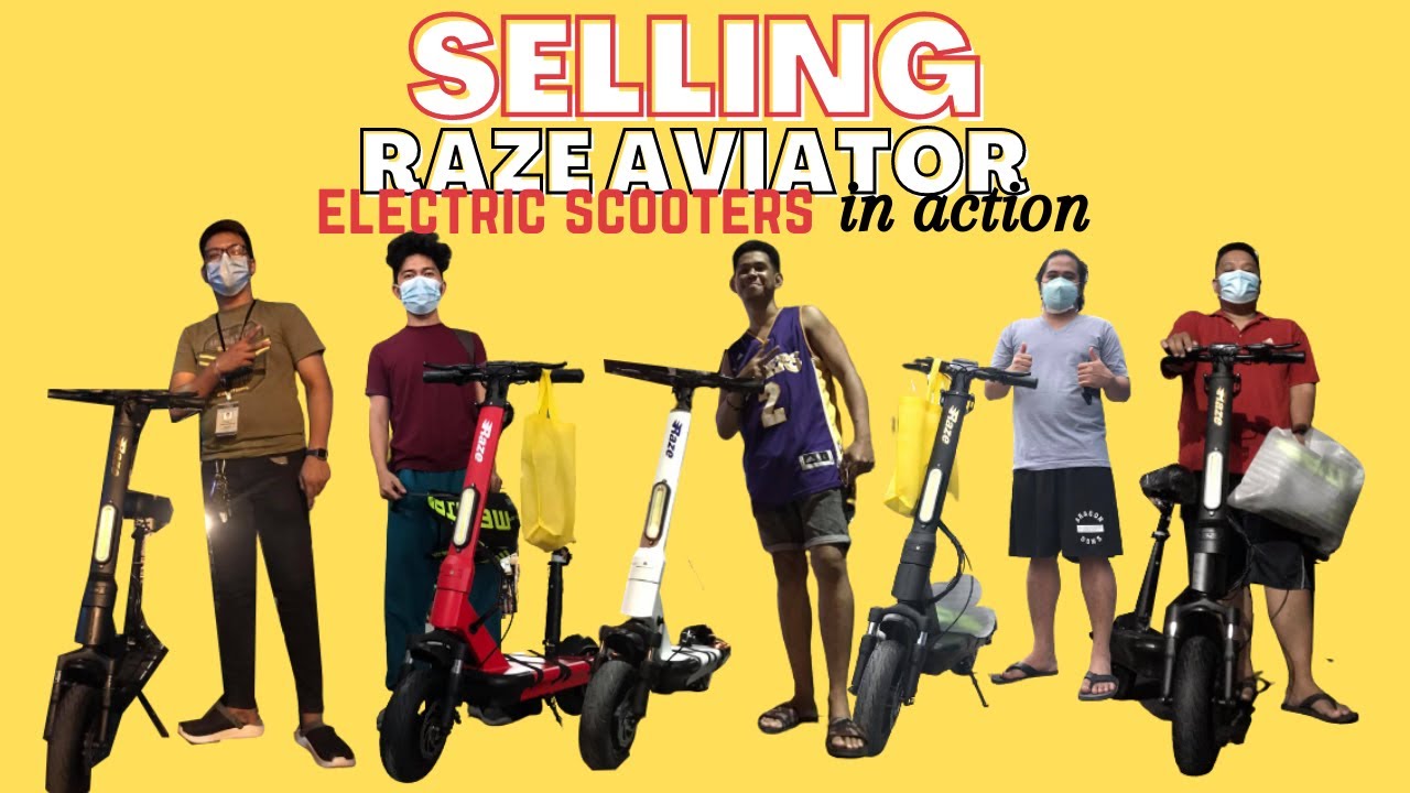 Five Raze Aviator Electric Scooters Sold in One Day | Raze Aviator ...
