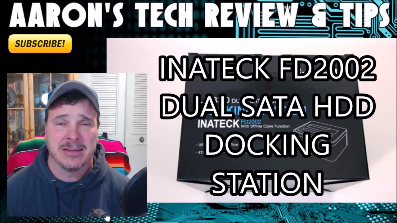 Inateck Dual Docking Station with Offline Cloning Function - YouTube