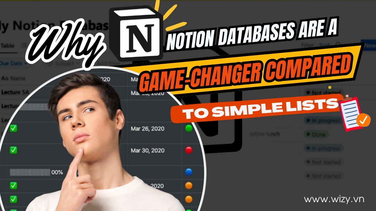 Why Notion Databases Are a Game-Changer Compared to Simple Lists - YouTube
