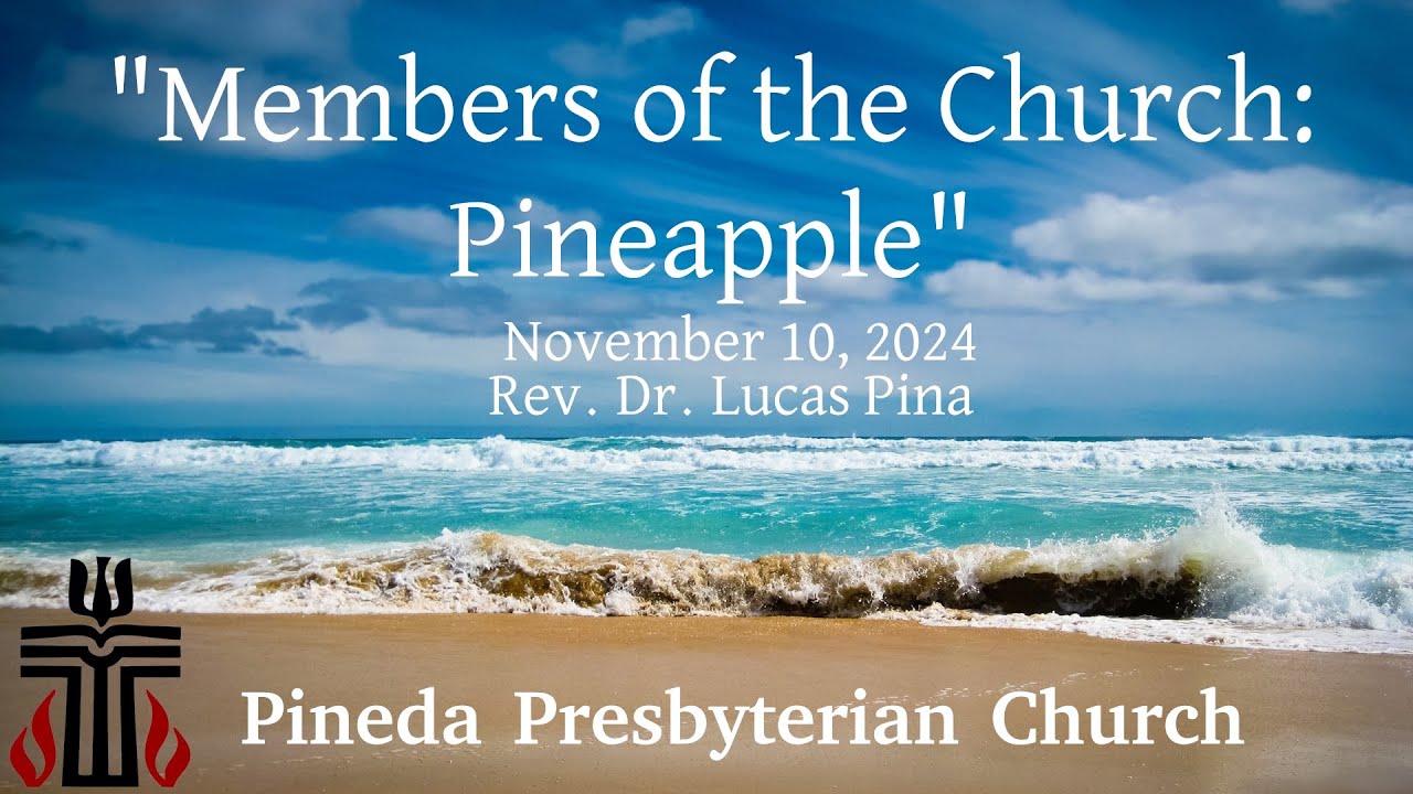 "Members of the Church - Pineapple" | Pineda Church | November 17, 2024 ...