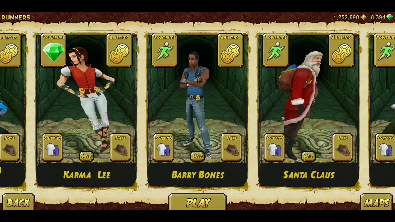 Barry Bones Daily Quests Temple Run 2 Spooky Ridge Map Gameplay - YouTube