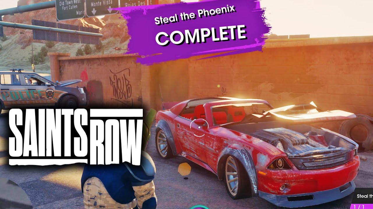 Phoenix Location | Jimrob's Garage | Steal Phoenix Car | Saints Row Guide - YouTube