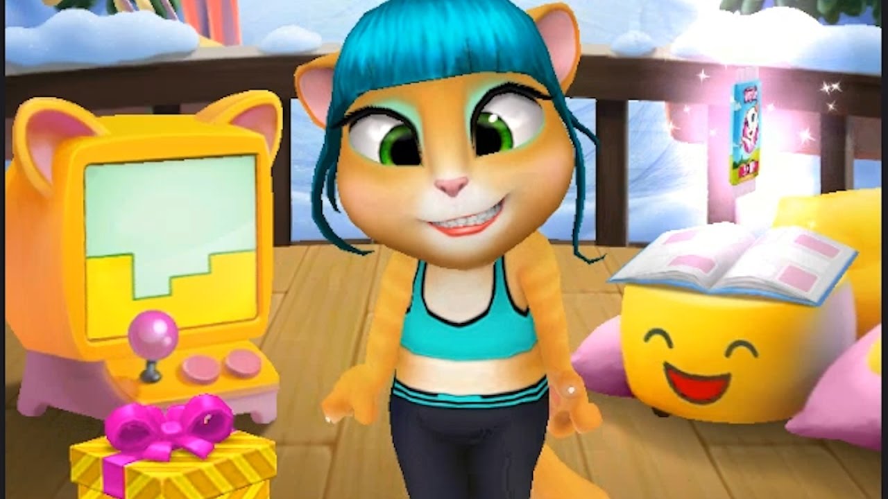 МОЯ ГОВОРЯЩАЯ АНДЖЕЛА # 5 My talking Angela - YouTube