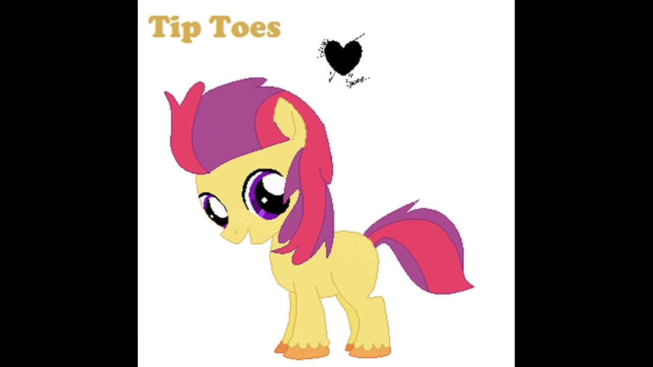 mlp speedpaint- Tip Toes (NG) - YouTube