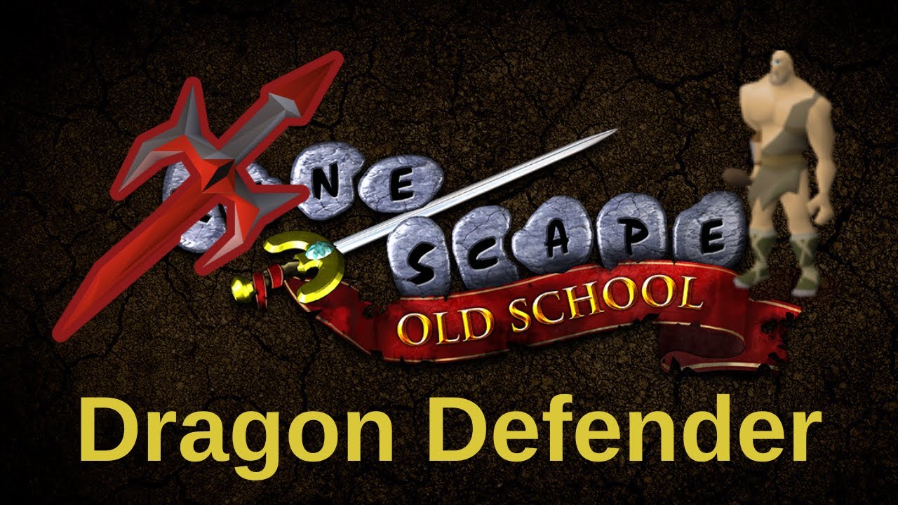 Old School Runescape Dragon Defender Nasıl Alınır? Türkçe - YouTube