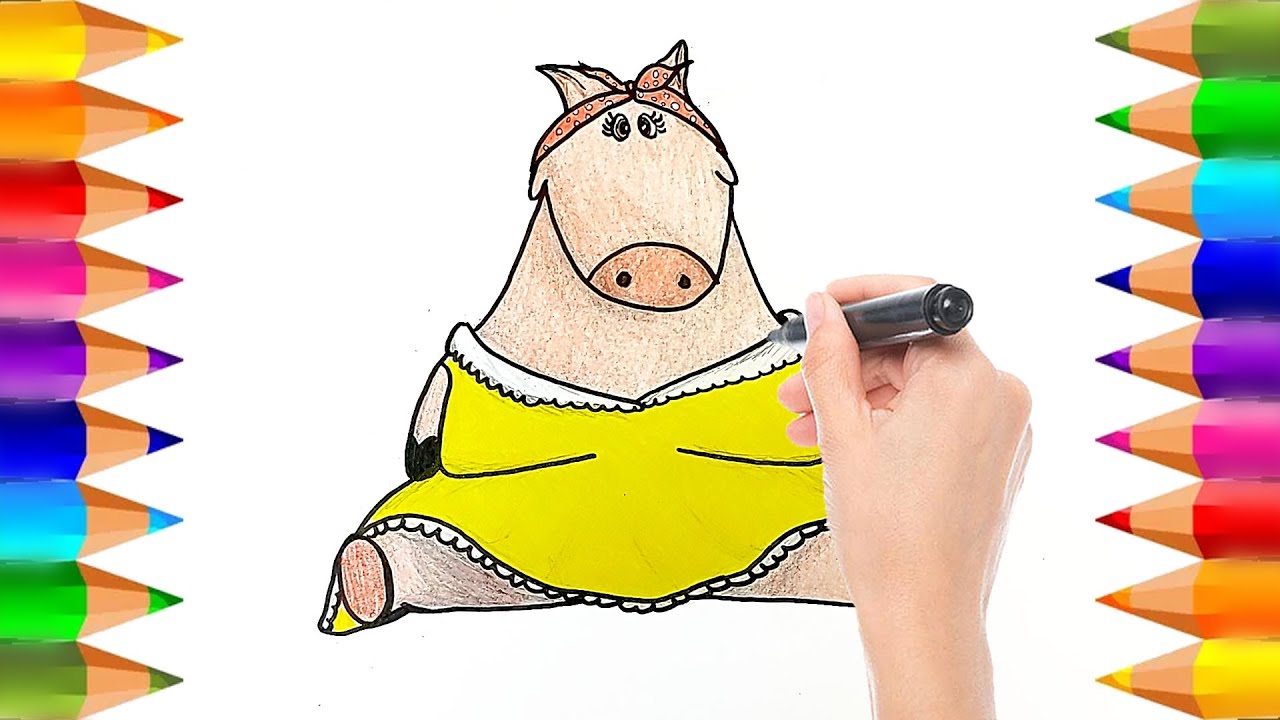 Chancha Doña Pancha - El Reino Infantil | Dibujo para Dibujar y ...