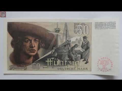 Schön und SELTEN - 50 Deutsche Mark (Bank Deutscher Länder) 1948