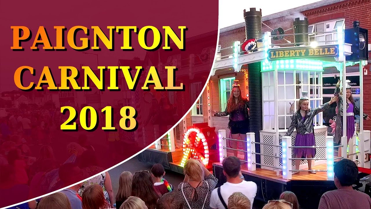 Paignton (Torbay) Carnival 2018 - YouTube