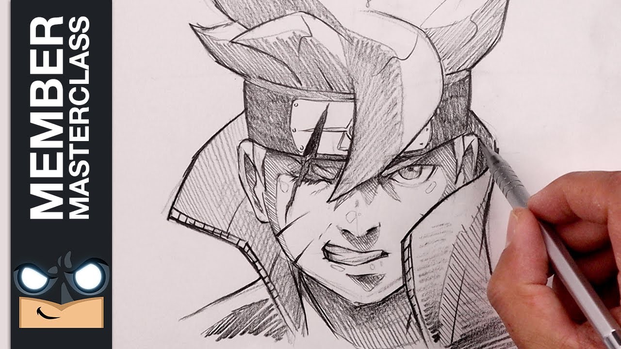 How To Draw Boruto | Portrait Illustration - YouTube