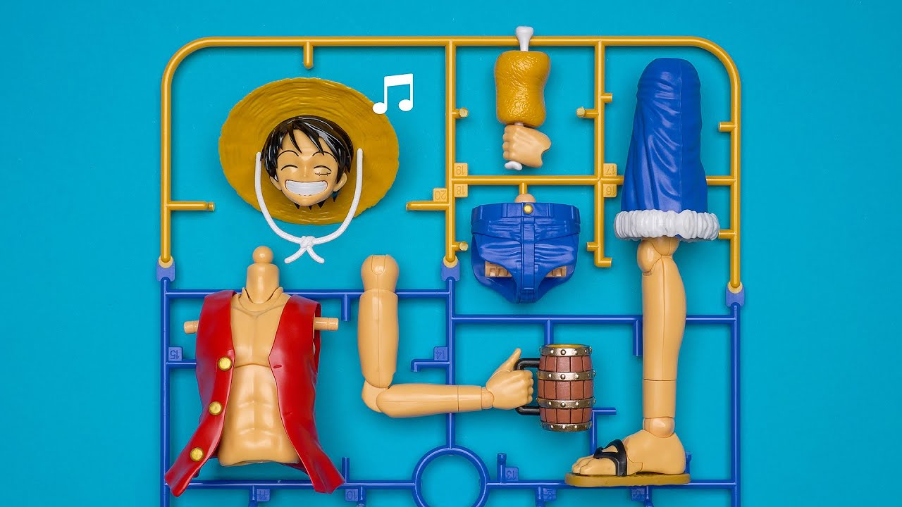 ♪Build: Straw Hat Luffy | One Piece | Satisfying beat building | Speed ...