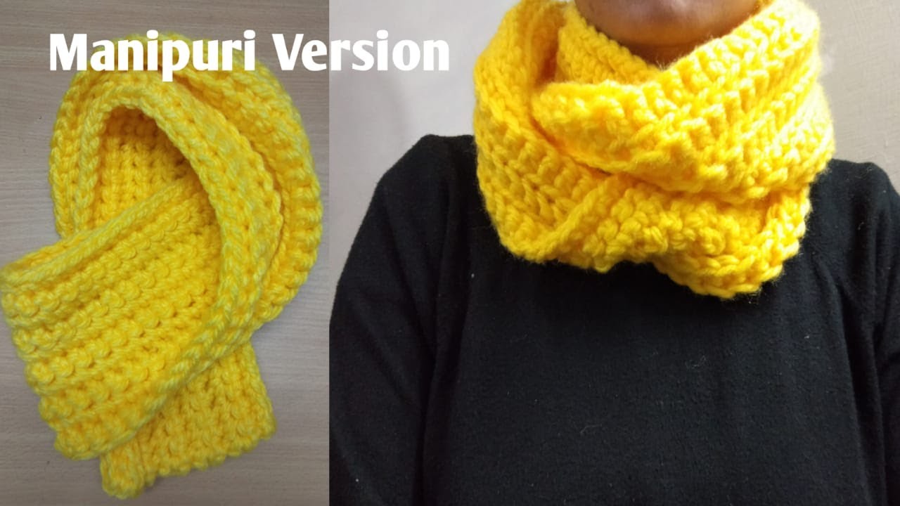 SCARF Kamdouna Longani Yamna Laina tutorial/ How to crochet Scarf for ...