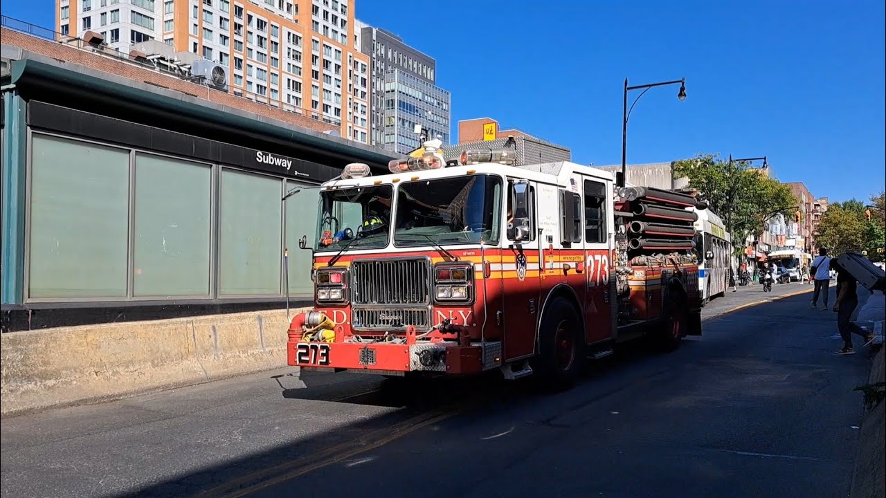 FDNY Engine 273 Spare responding - YouTube