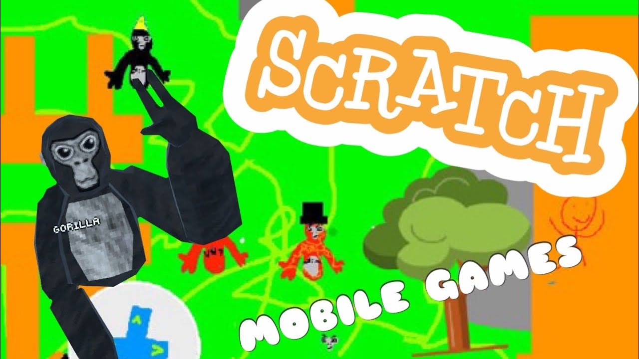 GORILLA TAG ON MOBILE?? [scratch and more] - YouTube
