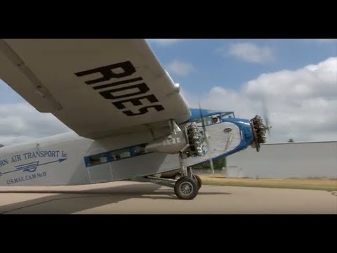 EAA's Tri-Motor Gets New Wings - YouTube