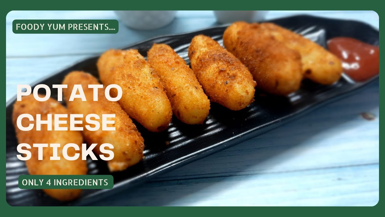 Potato cheese sticks | Easy snacks recipe | potato cheese sticks 4 ...