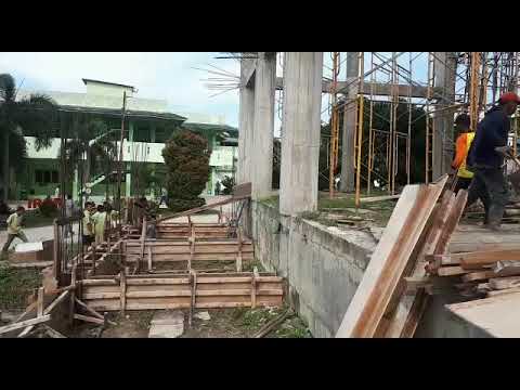 Pengecoran Balok Selasar Masjid Daarul Ihsan IBS RIAU - YouTube