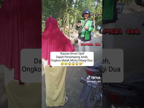 Viral driver ojol penumpang minta ongkos bagi 2