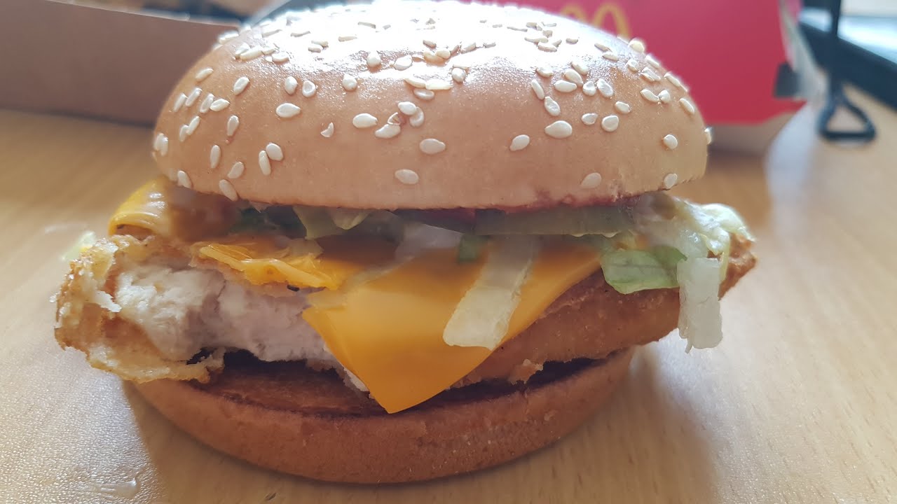 McDonalds Chicken McFeast Hamburger - YouTube