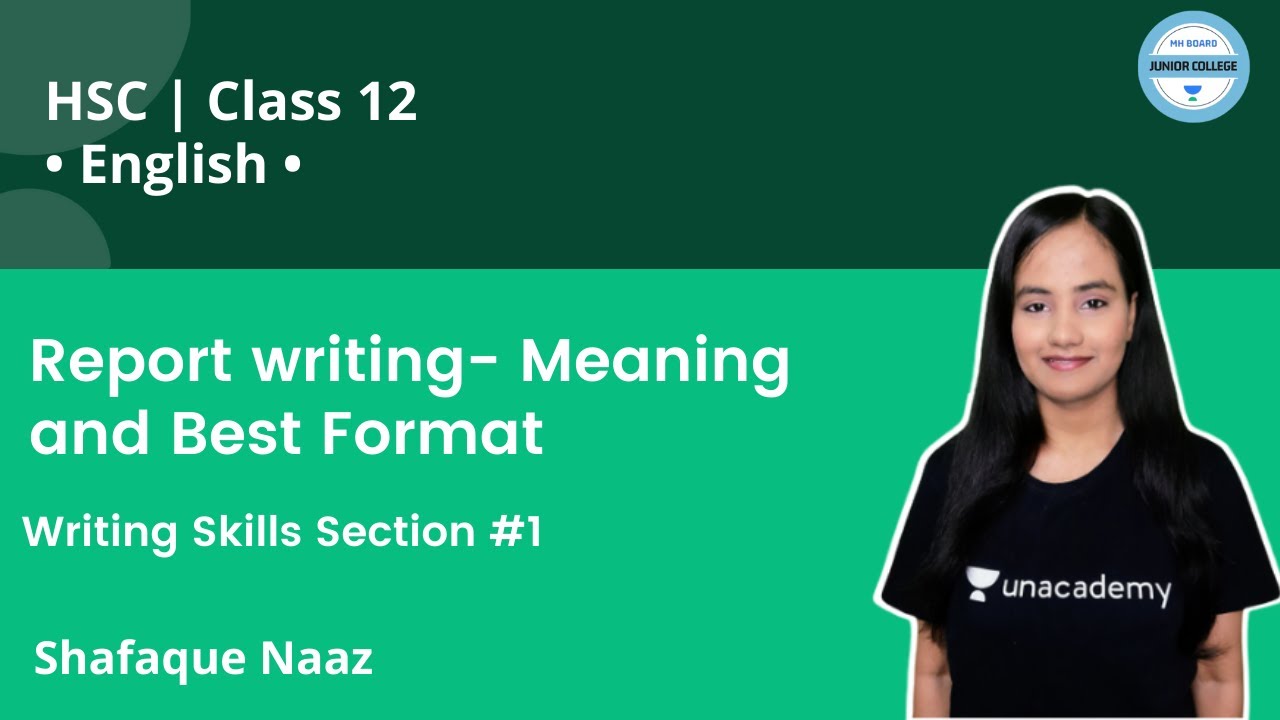 Report writing- Meaning and Best Format | Writing Skills Section #1 ...