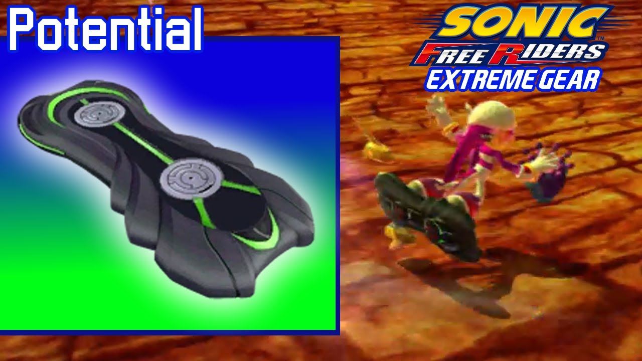 Sonic Free Riders Extreme Gear: Potential - YouTube