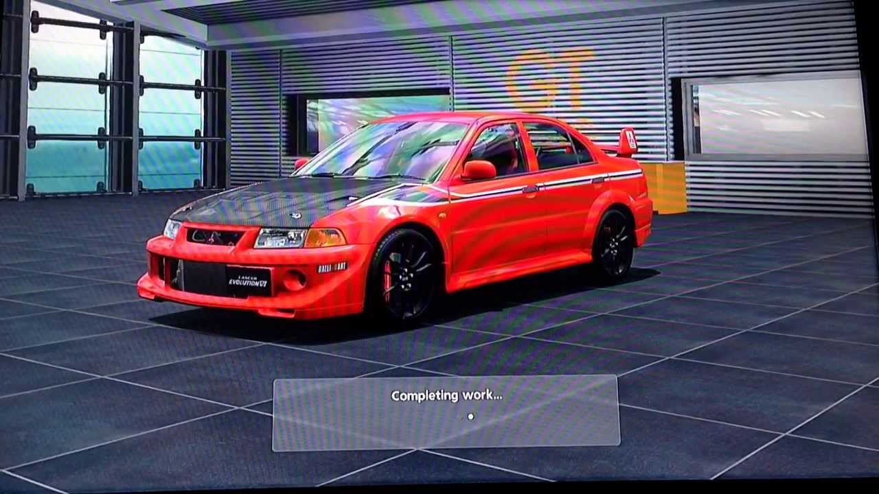Gran Turismo 6 menu and customization - YouTube