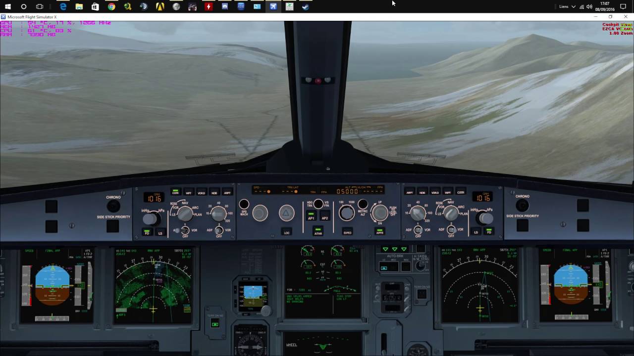 Fslabs A320-X landing at Longyearbyen ENSB, RNAV APP - YouTube