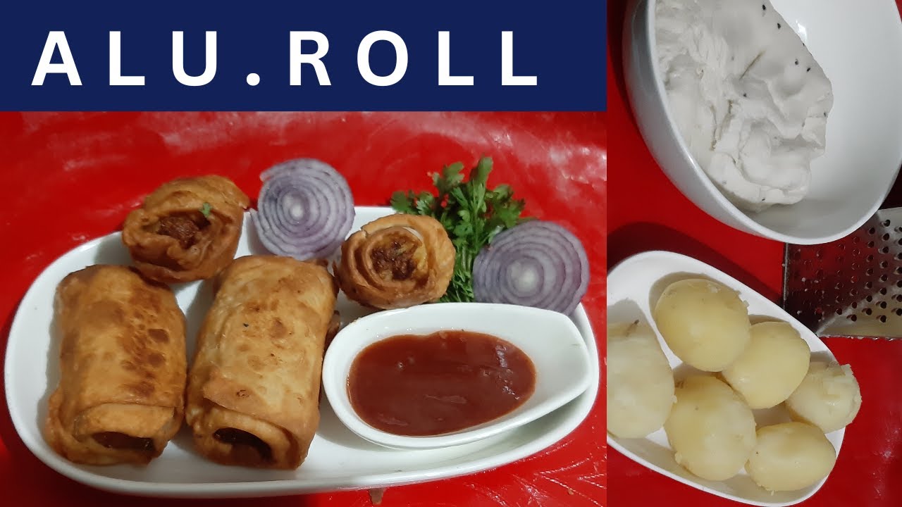 alu ka roll |how to make alu roll - YouTube