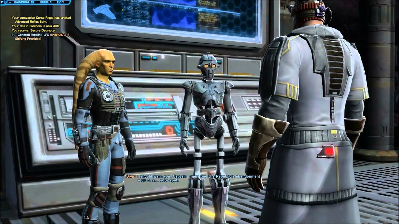 SWTOR Scoundrel Story Cinematics Part 12 Balmorra - YouTube