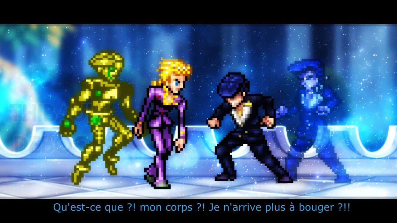 Sprite Animation: Josuke ( part4) vs Giorno - YouTube